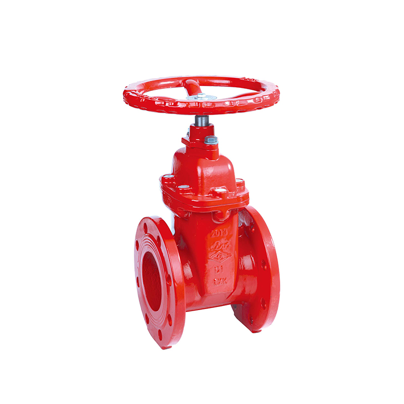 AWWA FLANGED RESILIENT NRS GATE VALVE WITH POST # Z45XC-2-Gate Valve ...
