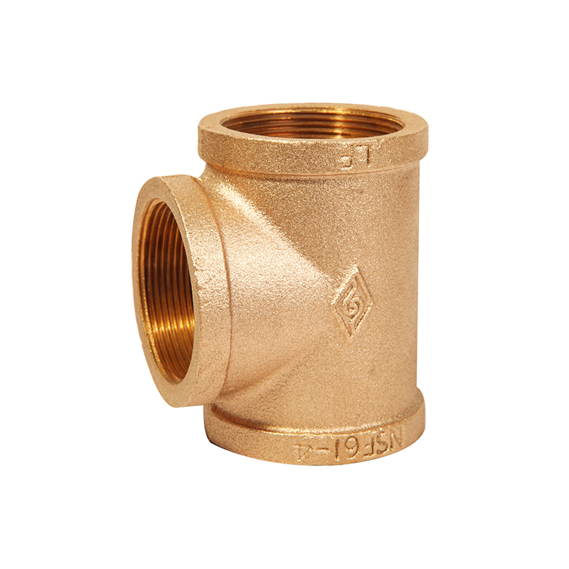 ANSI CAST BRONZE REDUCING TEE, FIG# 130R-Bronze Fittings-Threaded ...