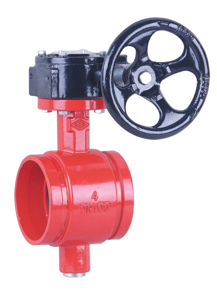GROOVED BUTTERFLY VALVE WITH TAMPER SWITCH,FIG# XD381X-Butterfly Valve ...