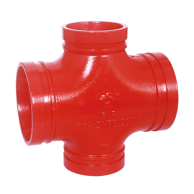 DI GROOVED FITTINGS- REDUCING CROSS,FIG#CR-Plumnect Grooved Fitting and ...