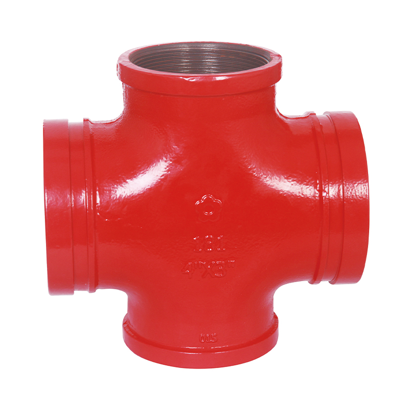 DI GROOVED FITTINGS- Reducing Cross with Female Thread,FIG#CT-Plumnect ...