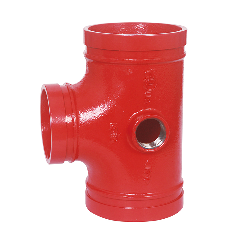 DI GROOVED FITTINGS-SHORT STYLE FIRE HYDRANT TEE,FIG#TV-Plumnect ...