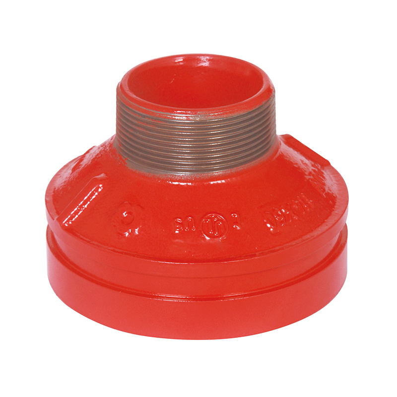 DI GROOVED FITTINGS-GROOVED CONCENTRIC REDUCER WITH MALE THREAD,FIG#RC2 ...