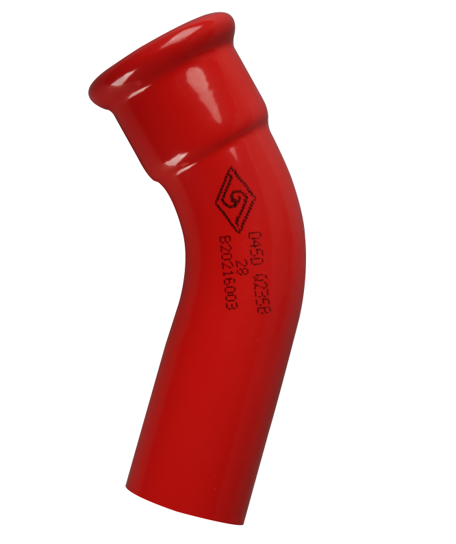 D45D Bend 45° with plain end-Carbon steel compression fittings-Carbon ...