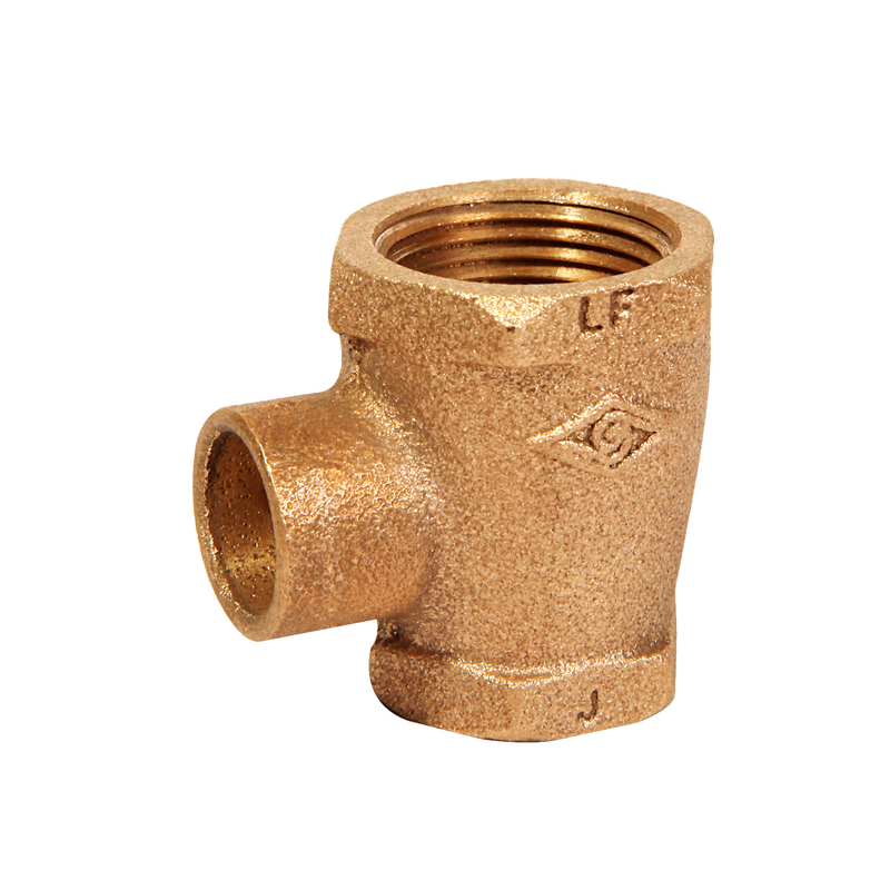 ANSI CAST BRONZE REDUCING TEE, FIG# 130R-Bronze Fittings-Threaded ...
