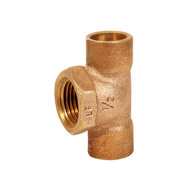 ANSI CAST BRONZE HEXAGONAL TEE, FIG# F130-Bronze Fittings-Threaded ...