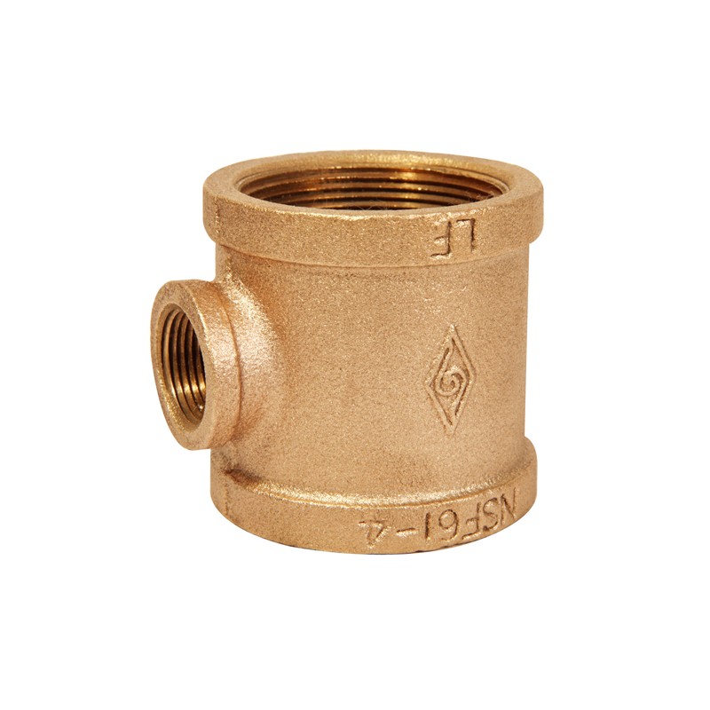 ANSI CAST BRONZE REDUCING TEE, FIG# 130R-Bronze Fittings-Threaded ...