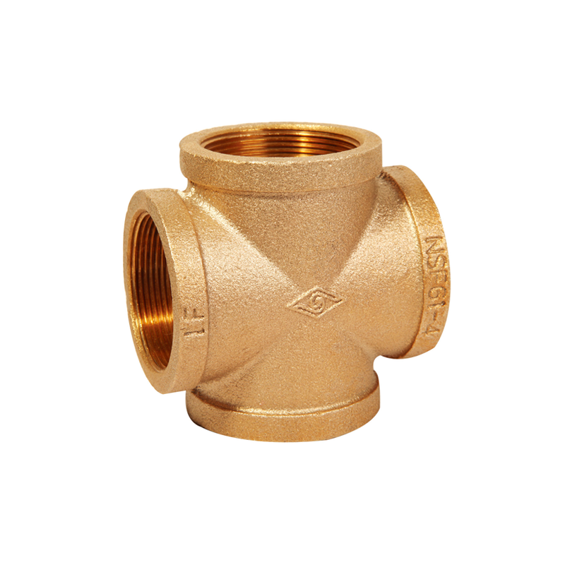 ANSI CAST BRONZE CROSS, FIG#180-Bronze Fittings-Threaded Fitting-玫德集团英文