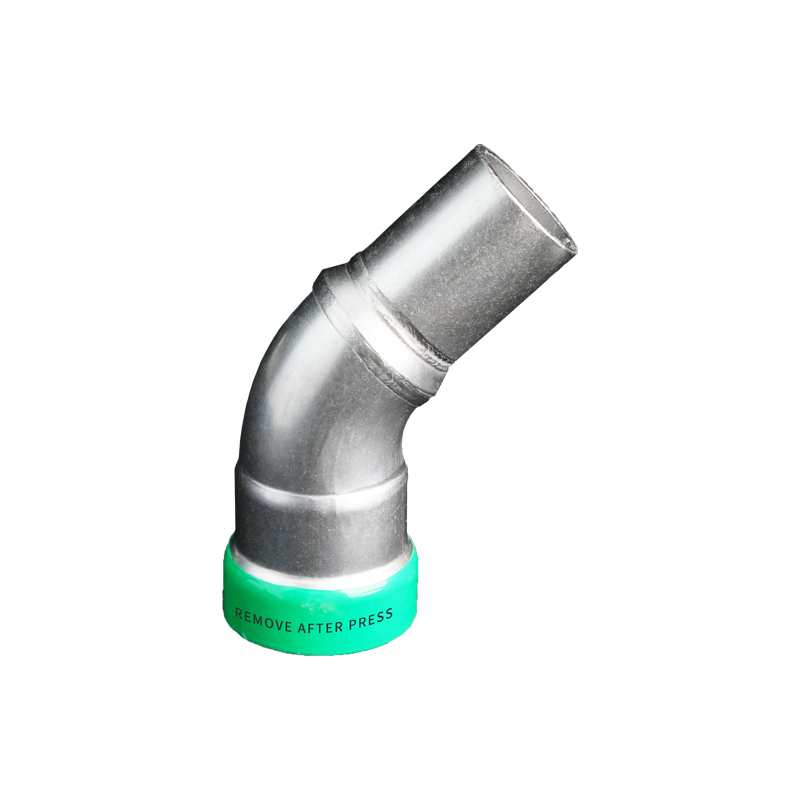 C45D Bend 45° with plain end-Carbon steel compression fittings-Carbon ...