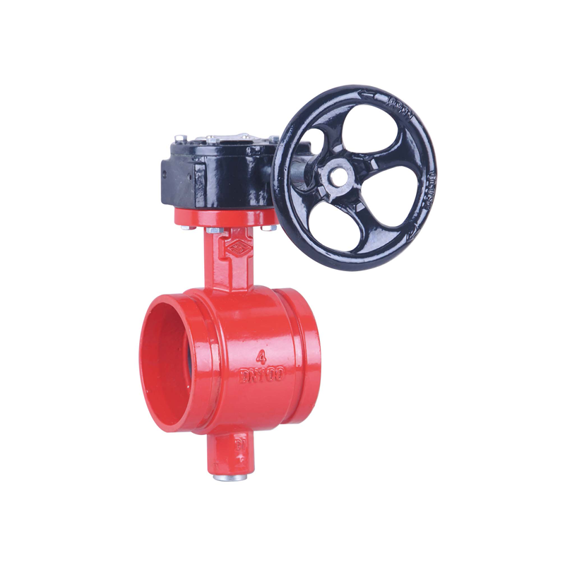 BS/DIN GROOVED BUTTERFLY VALVE WITH TAMPER SWITCH, FIG# XD381X ...